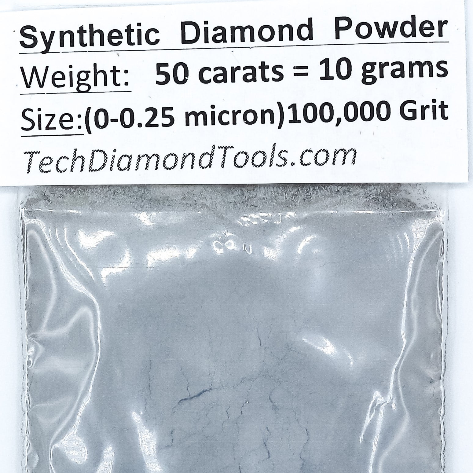 TechDiamondTools Diamond Powder 100,000 Grit - 0-0.25 Microns - 50 ...