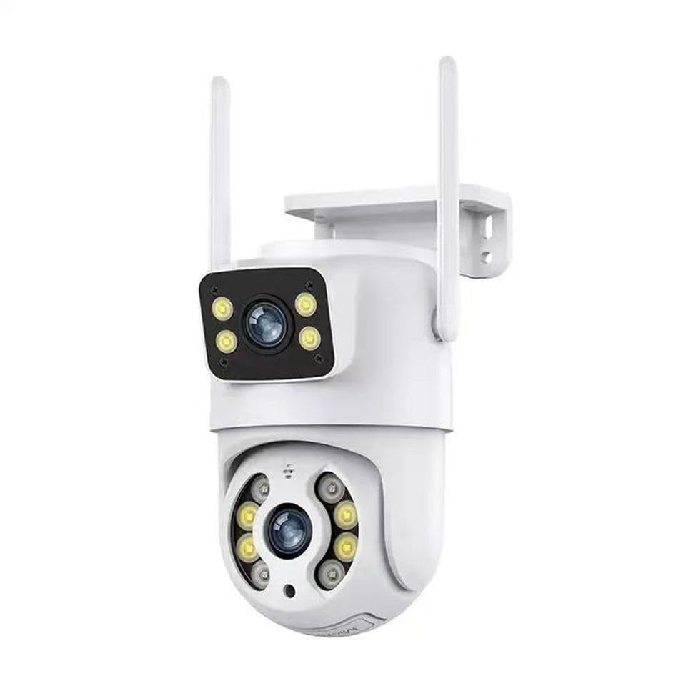 TechEase 6MP Dual Lens UHD CCTV Camera for Home Outdoor Indoor Outdoor ...