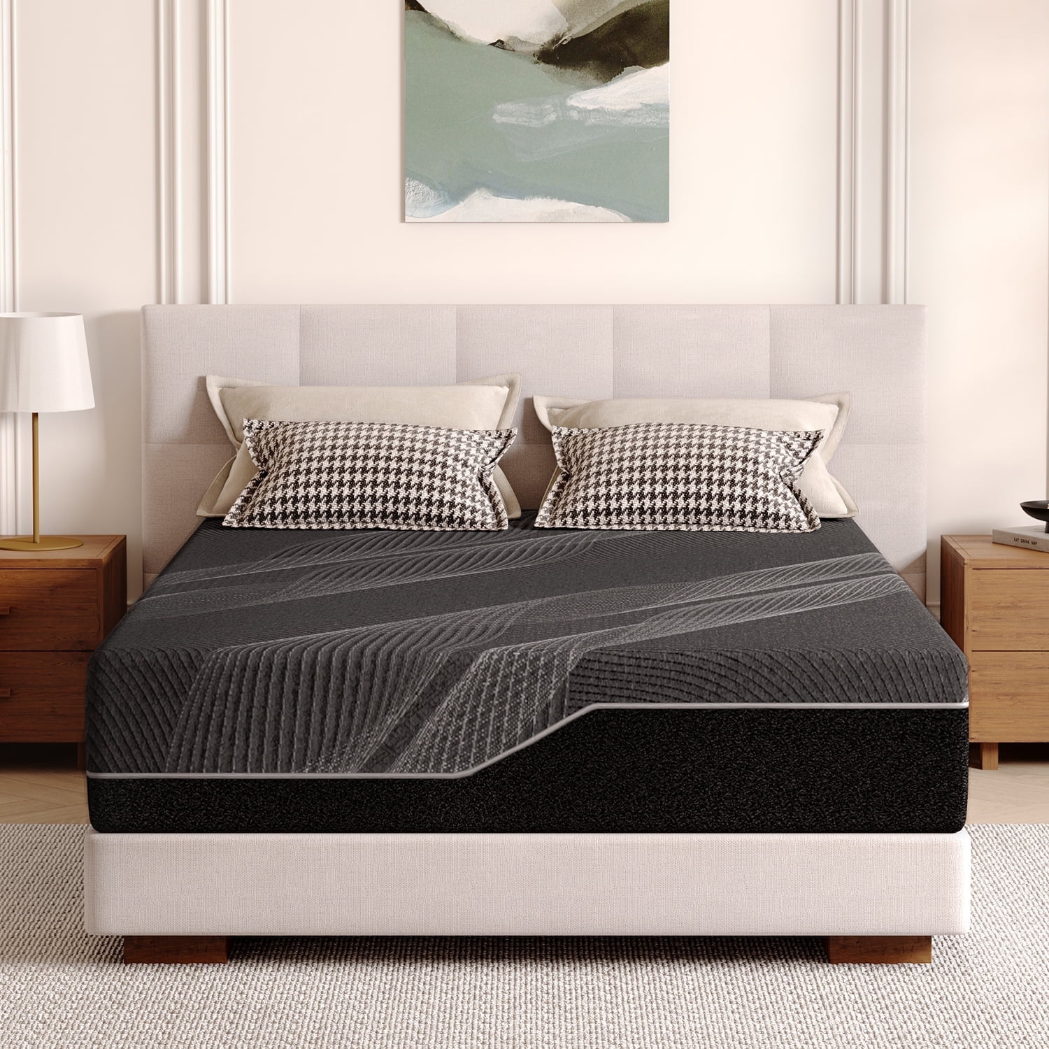 TechForma 14-inch Gel Memory Foam California King Mattress, Medium Firm ...