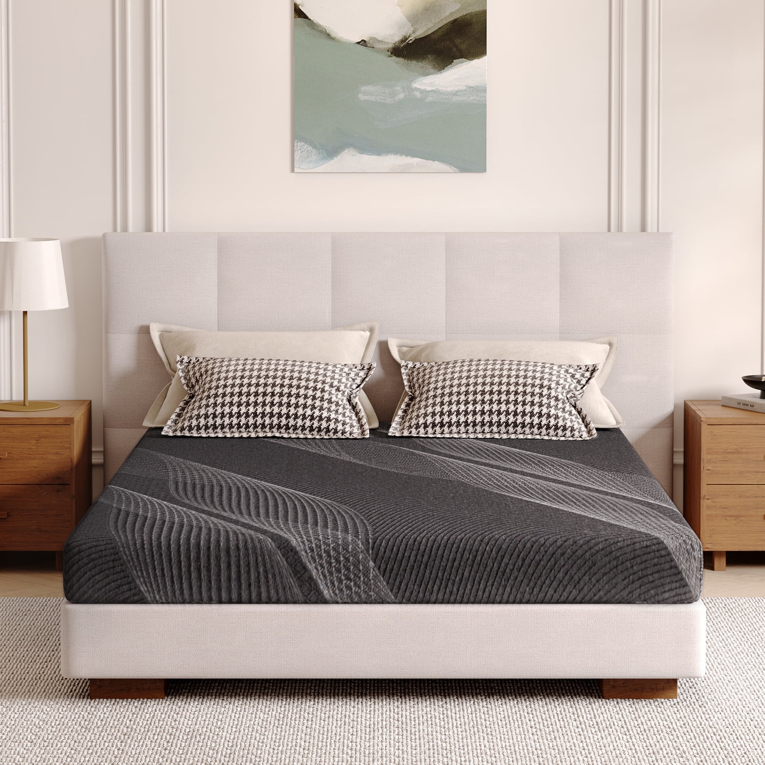 TechForma Full Memory Foam Mattress,6 Inch Gel Bamboo Mattress in a Box ...