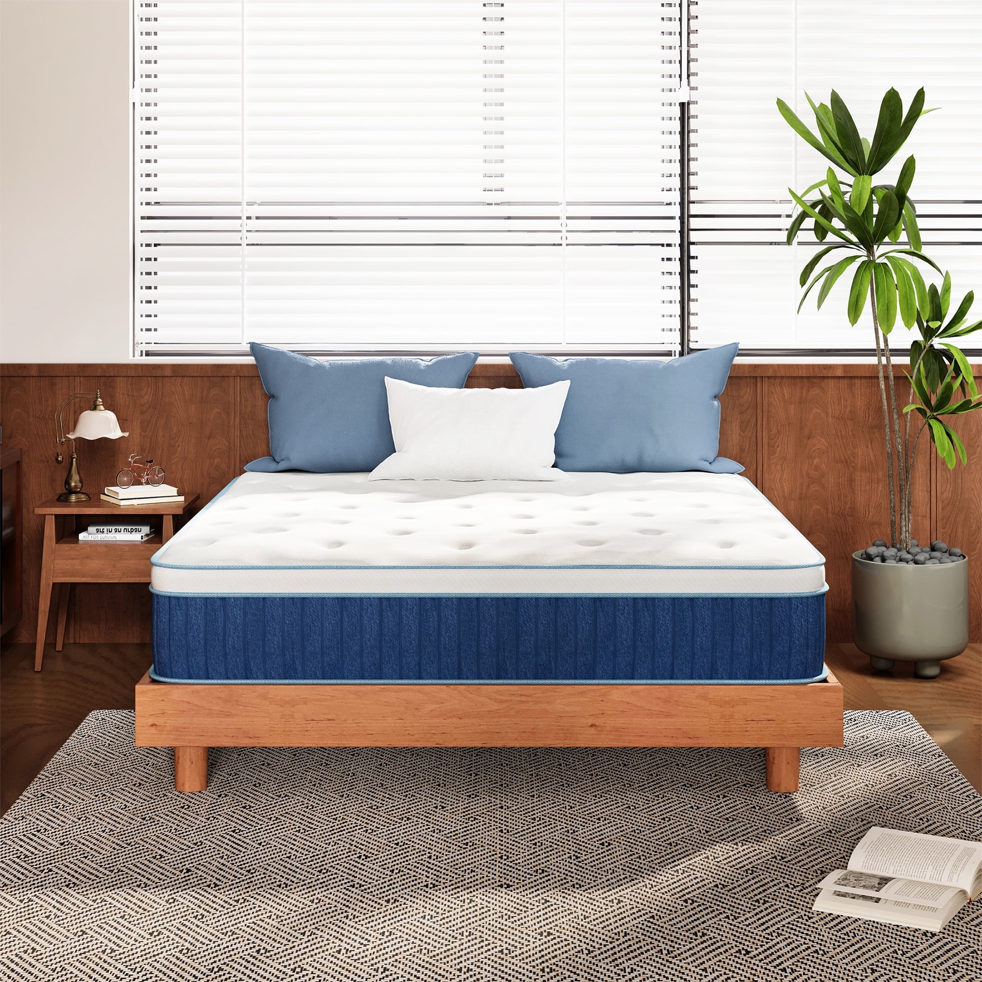 TechForma Twin Hybrid Mattress, Zoned Pocket Springs & High-Density ...