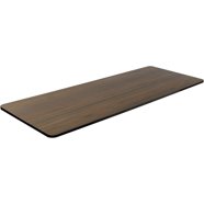 Giantex Universal Table Top, Solid One-piece Wooden Desktop w/Cable ...