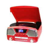 TechPlay 3 Speed Turntable, Programmable MP3 CD Player, USB/SD, Radio ...