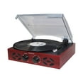 TechPlay 3 Speed Wooden Retro Classic Turntable with FM Radio ...