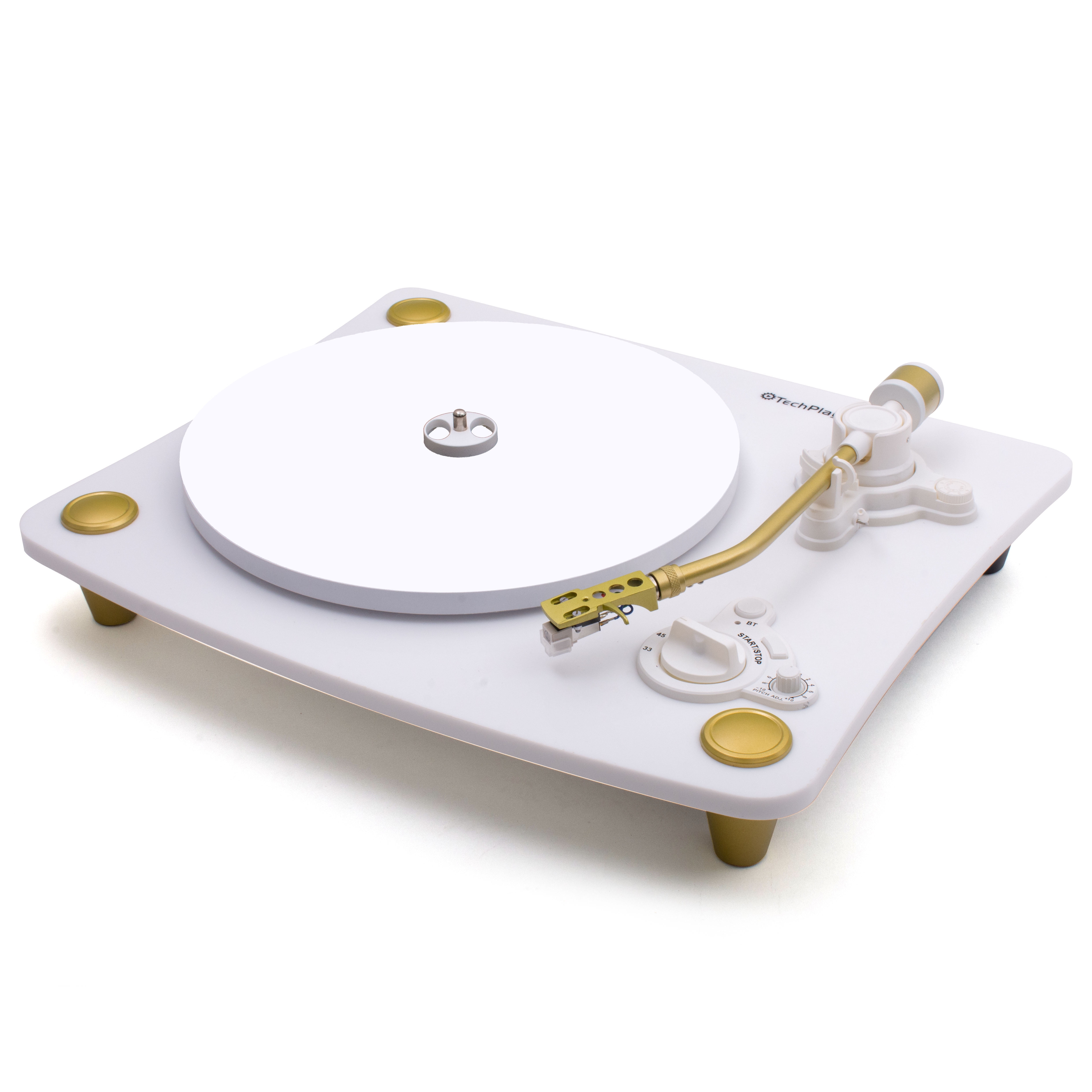 TechPlay Ghost W, 2 Speed Belt Driven Turntable with Bluetooth ...