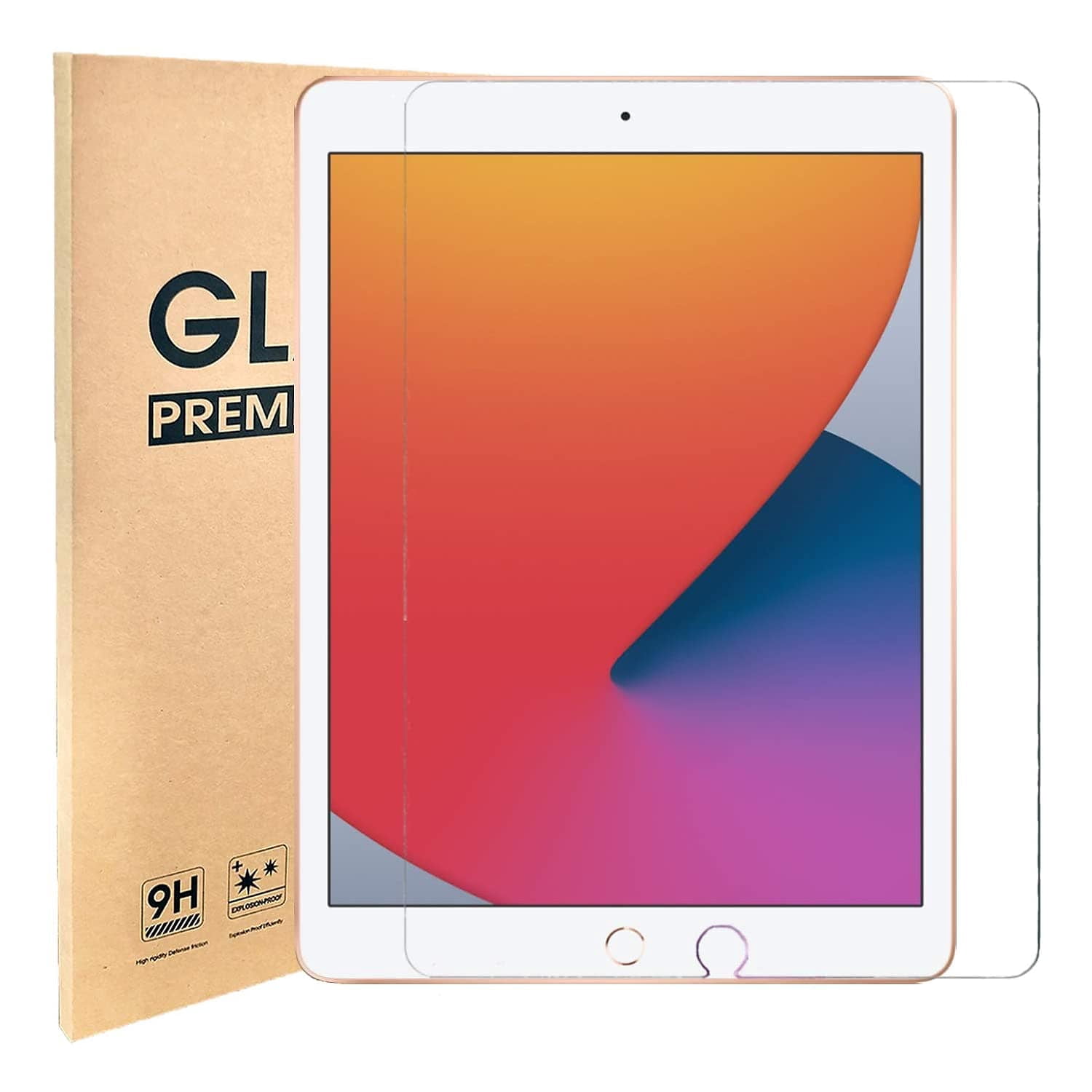 TechProtectus Anti-Glare Tempered Glass Screen Protector for iPad 7th ...