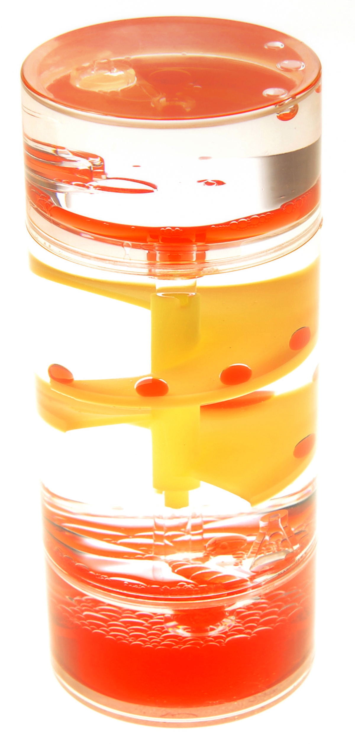 TechWonder Motion Bubbler Spiral Cylinder - Red - Walmart.com