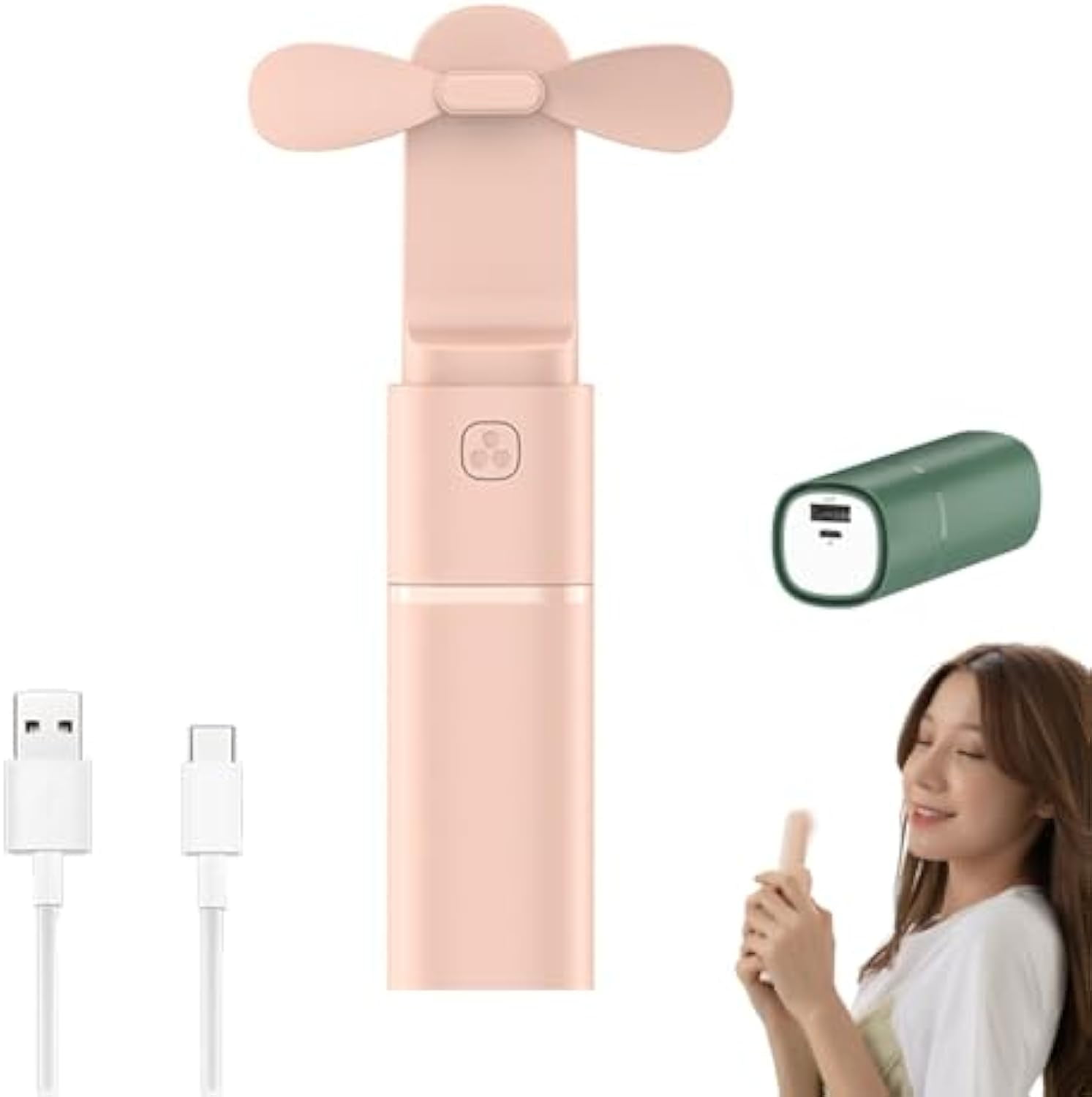 Techcandy Easy Breezy Portable Fan, Techcandy Fans, USB Handheld ...