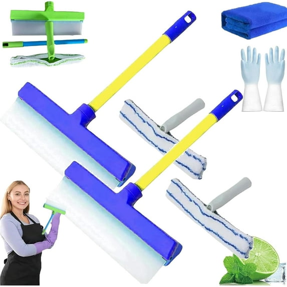 Techeaks Recyclable Silicone Window Squeegee Kit,New Window Squeegee,3 ...