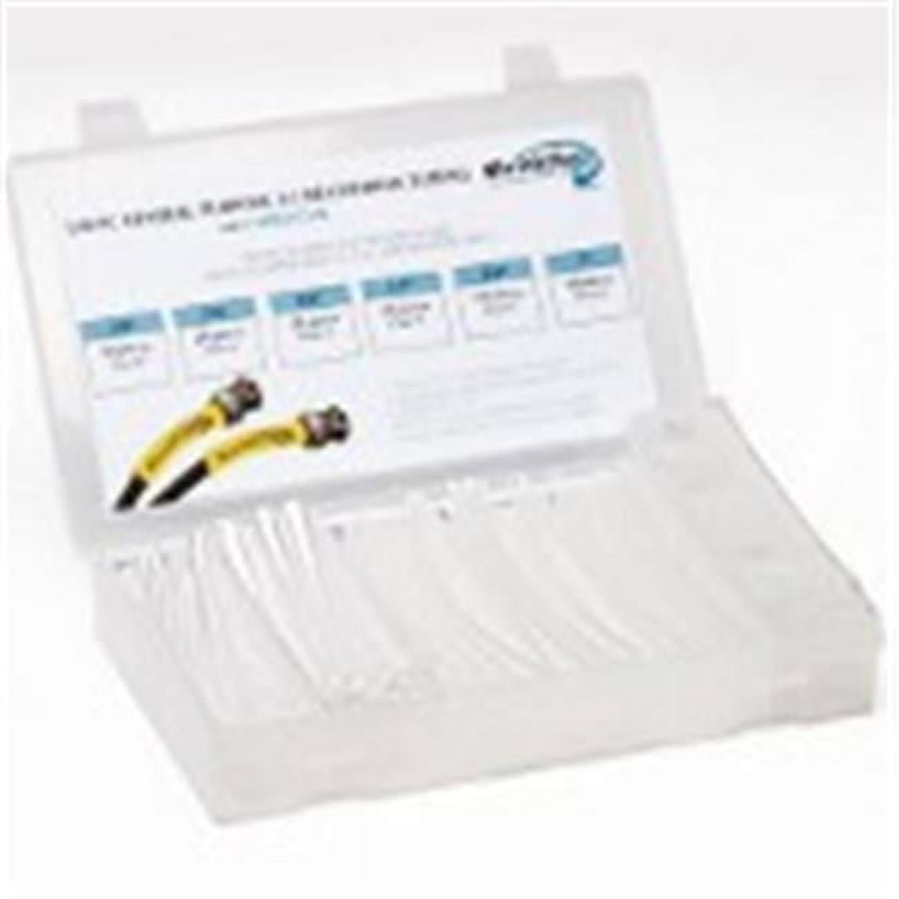 Techflex 6 in. Shrinkflex Heat Shrink Tubing Kit - Clear - 110 Piece ...