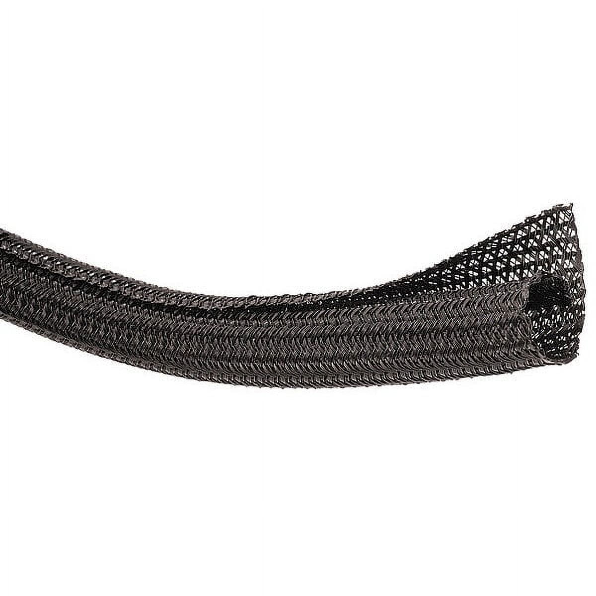 Techflex Braided Sleeving,0.500 In.,75 ft.,Black F6N0.50BK75 - Walmart.com