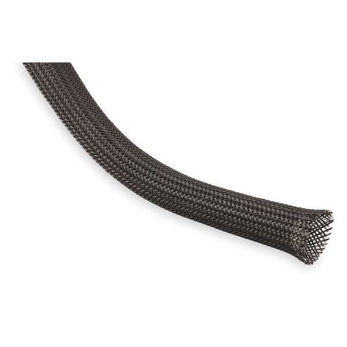 Techflex Braided Sleeving,1.000 In.,250 ft.,Black CCP1.00BK250 ...
