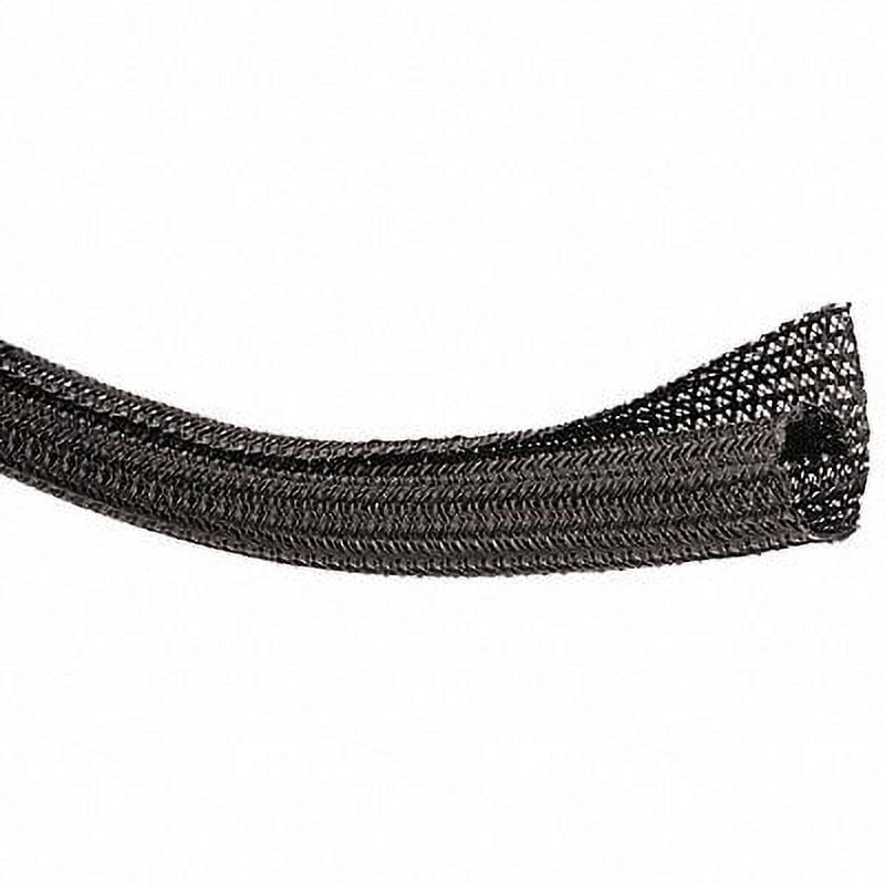 Techflex Braided Sleeving,8 ft.,Black, F6N0.75BK8 - Walmart.com