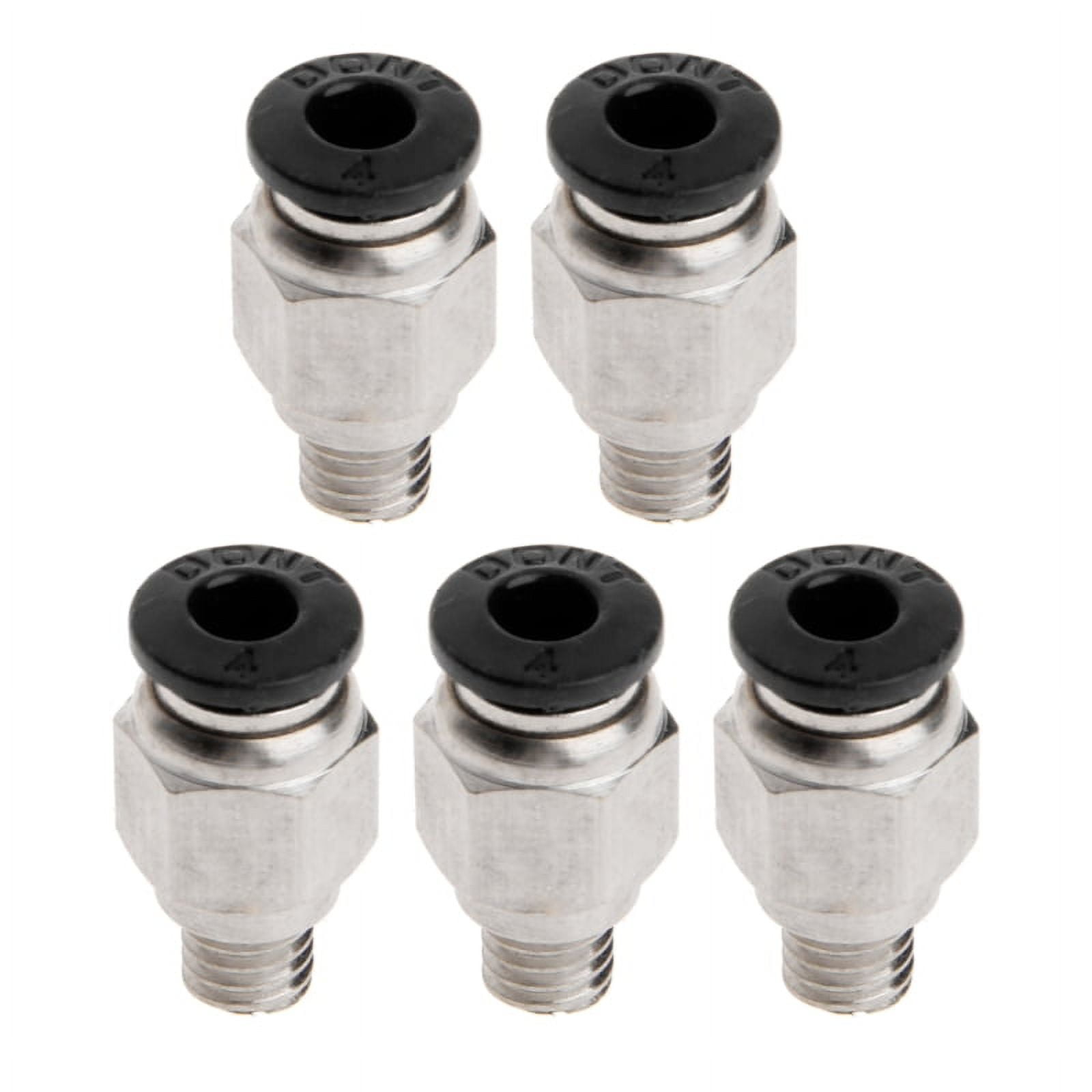 Techinal 5Pcs Pneumatic Fittings PC4-M6 Bore 4mm For 4mm PTFE Tube ...