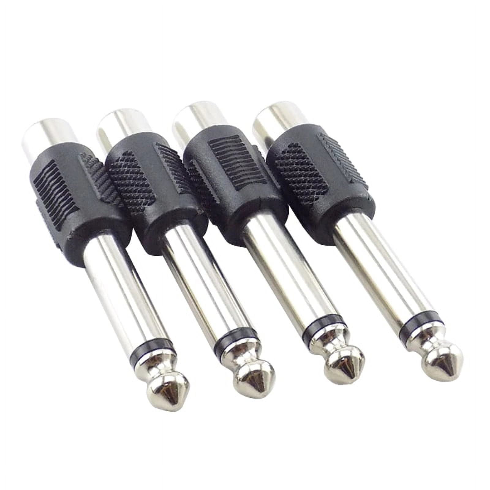 Techinal 6.35mm 1/4 Inch Stereo Male Plug to RCA Female Jack Audio ...