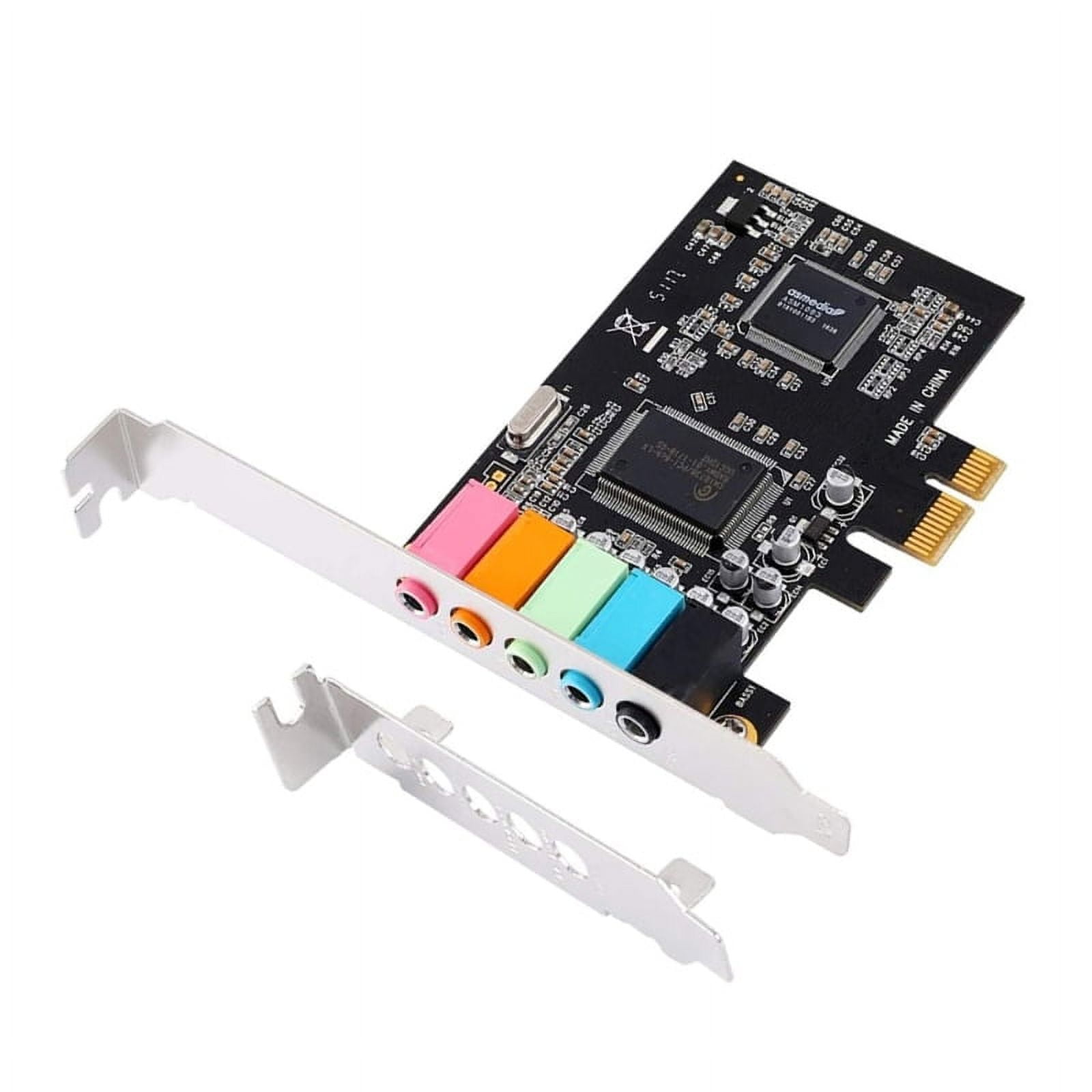 Techinal PCIE Sound Card 6-channel Sound Card CMI8738 Chip Pci-e 5.1 ...