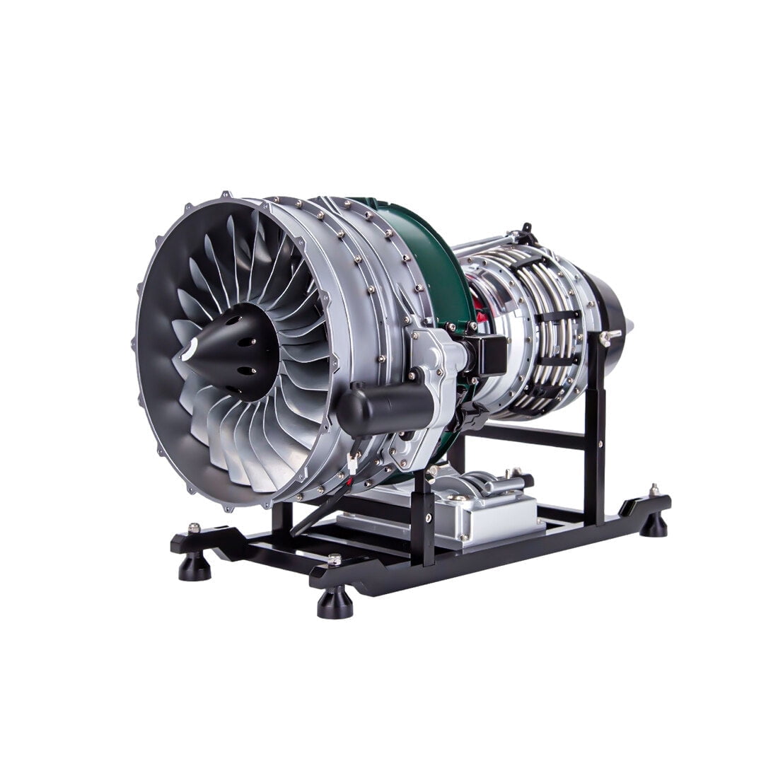 Teching Mechanical Dual-Spool Turbofan Engine Model Kit Aircraft Jet ...