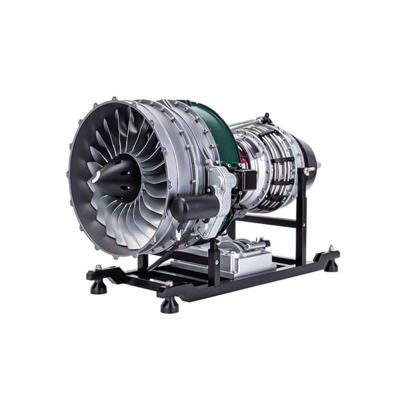 Teching Mechanical Dual-Spool Turbofan Engine Model Kit Aircraft Jet ...