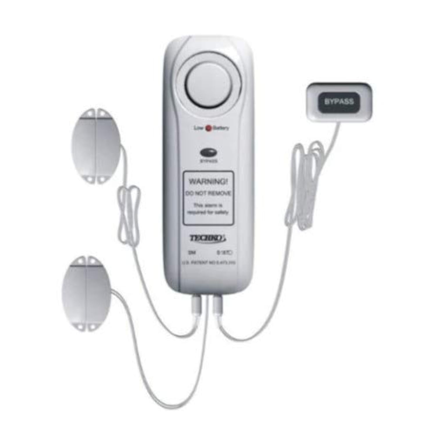 Techko Maid Inc S187D Safe Pool Alarm with Magnetic Sensor & Bypass ...