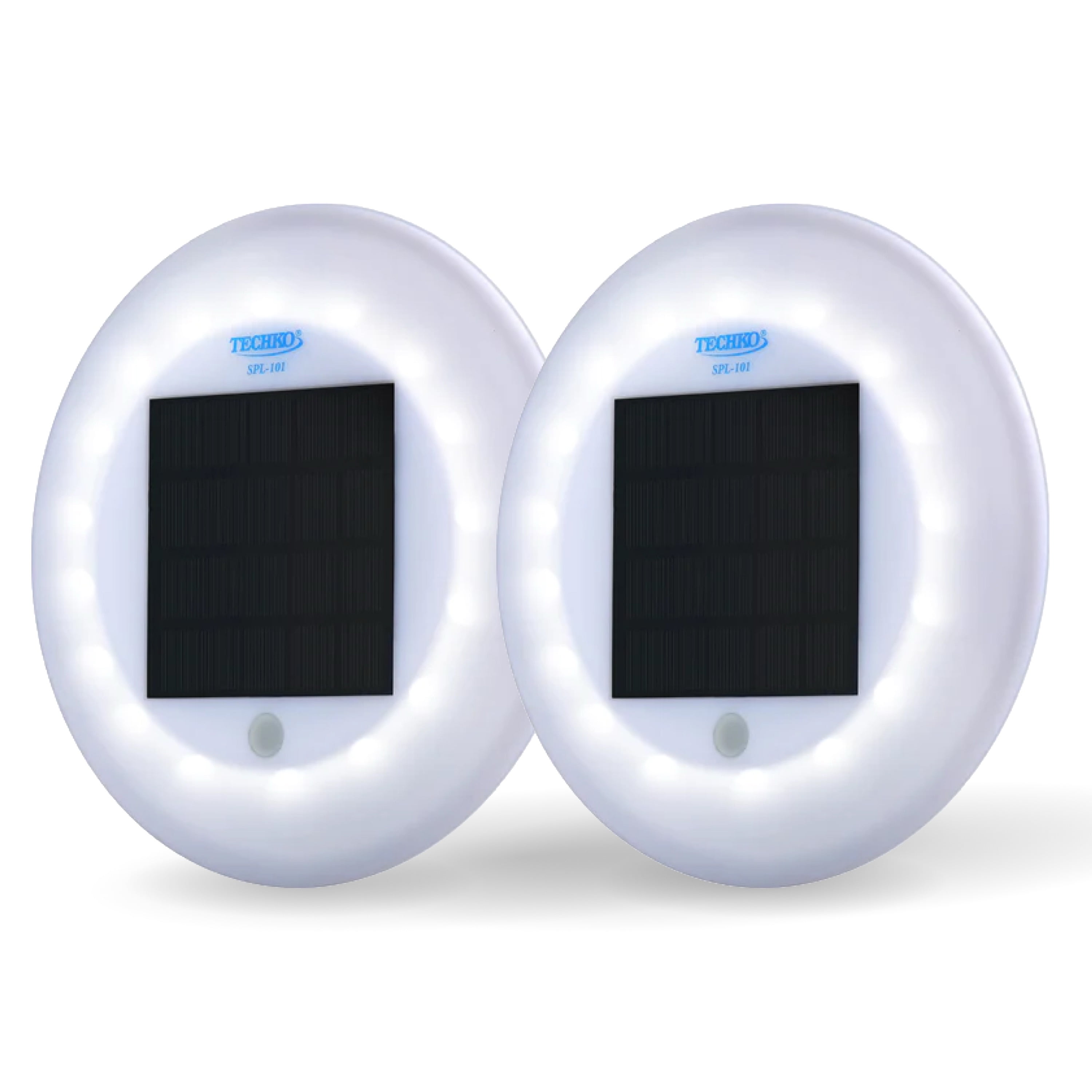 Techko Outdoor Solar Floating Pool Lights – White Light (2 Pack ...