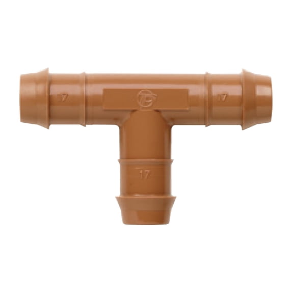 Techline 17mm Insert Tee – Durable 3-Way Fitting for Drip Irrigation ...