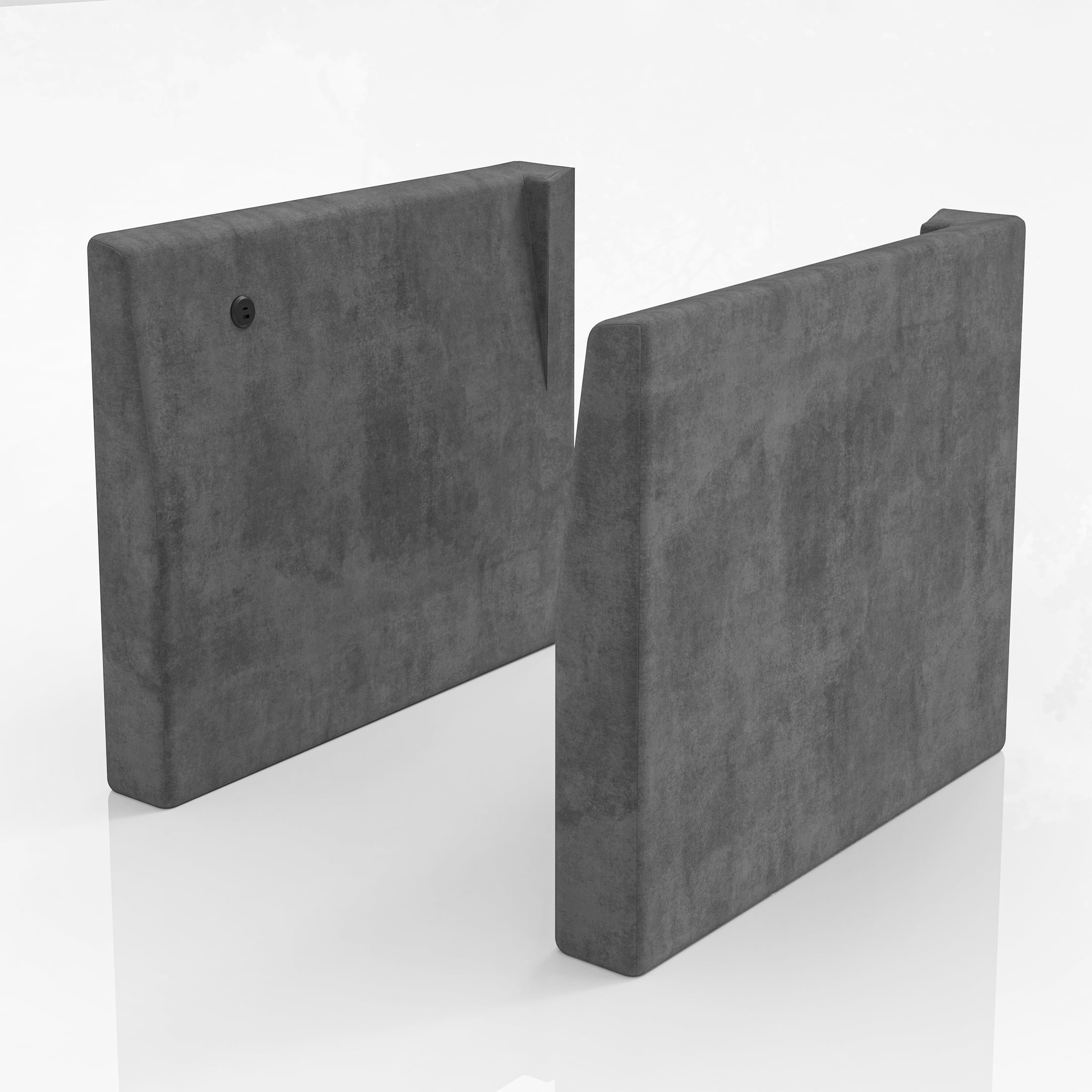 Techmilly Modular Sectional Sofa Armrest Backrest Module Couch Side ...