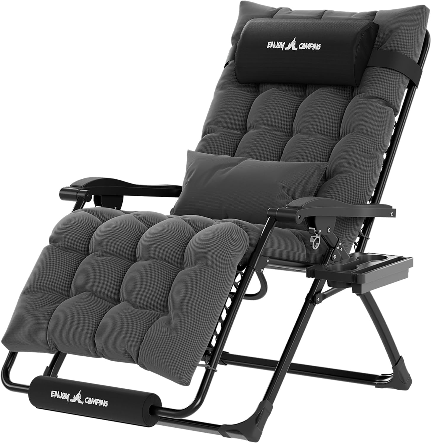 Techmilly Oversized Zero Gravity Chair Set of 1, 29In XL Lawn Chair ...