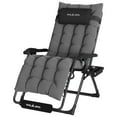 Techmilly Oversized Zero Gravity Chair Set of 1, 29In XL Lawn Chair ...