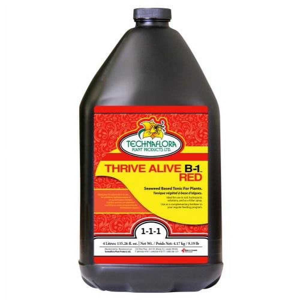 Technaflora Thrive Alive B-1 Red 1-1 - 1 Thrive Alive B-1 Red 4 Liter ...