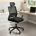 Techni Mobili Ergonomic Office Chair with Lumbar Support and Adjustable ...