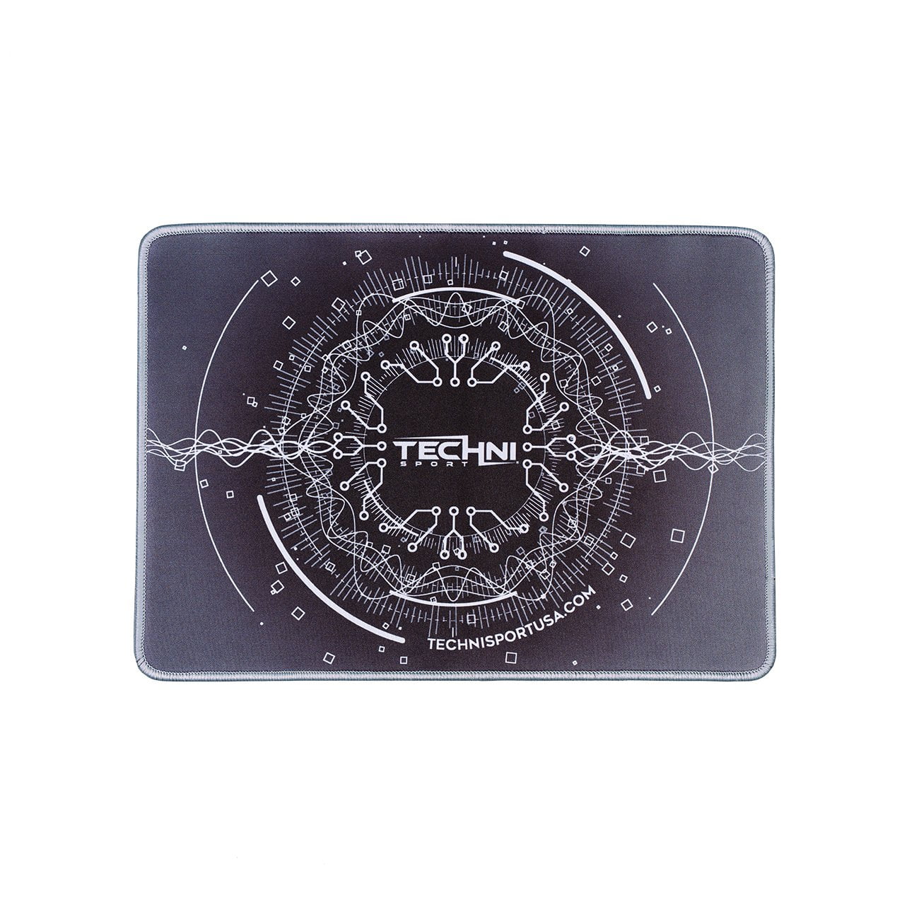 Techni Sport Ultimate Circuit Gaming Mouse Pad 14" x 10", Black/Grey ...