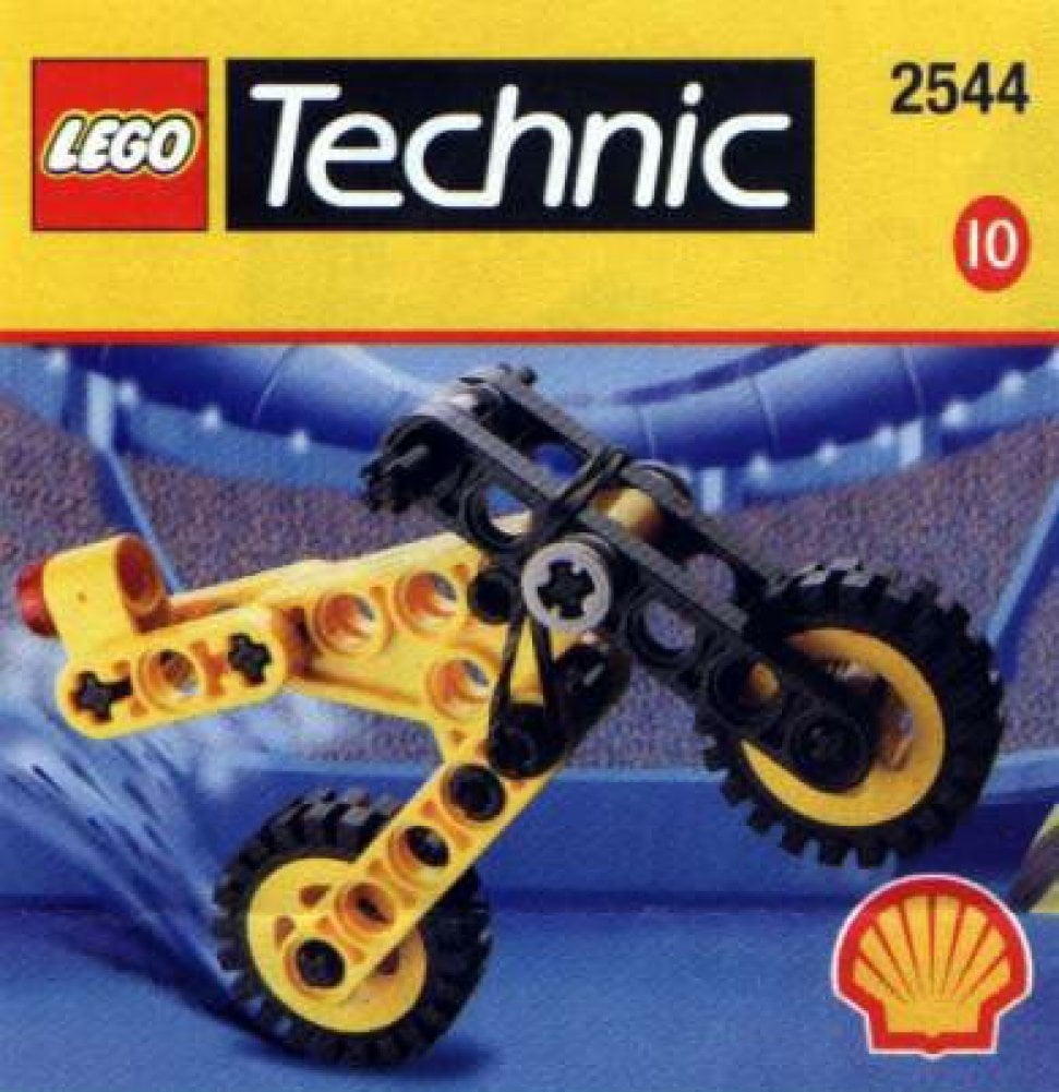 Technic Lego Shell Promotional Set #10 Microbike Set #2544 - Walmart.com