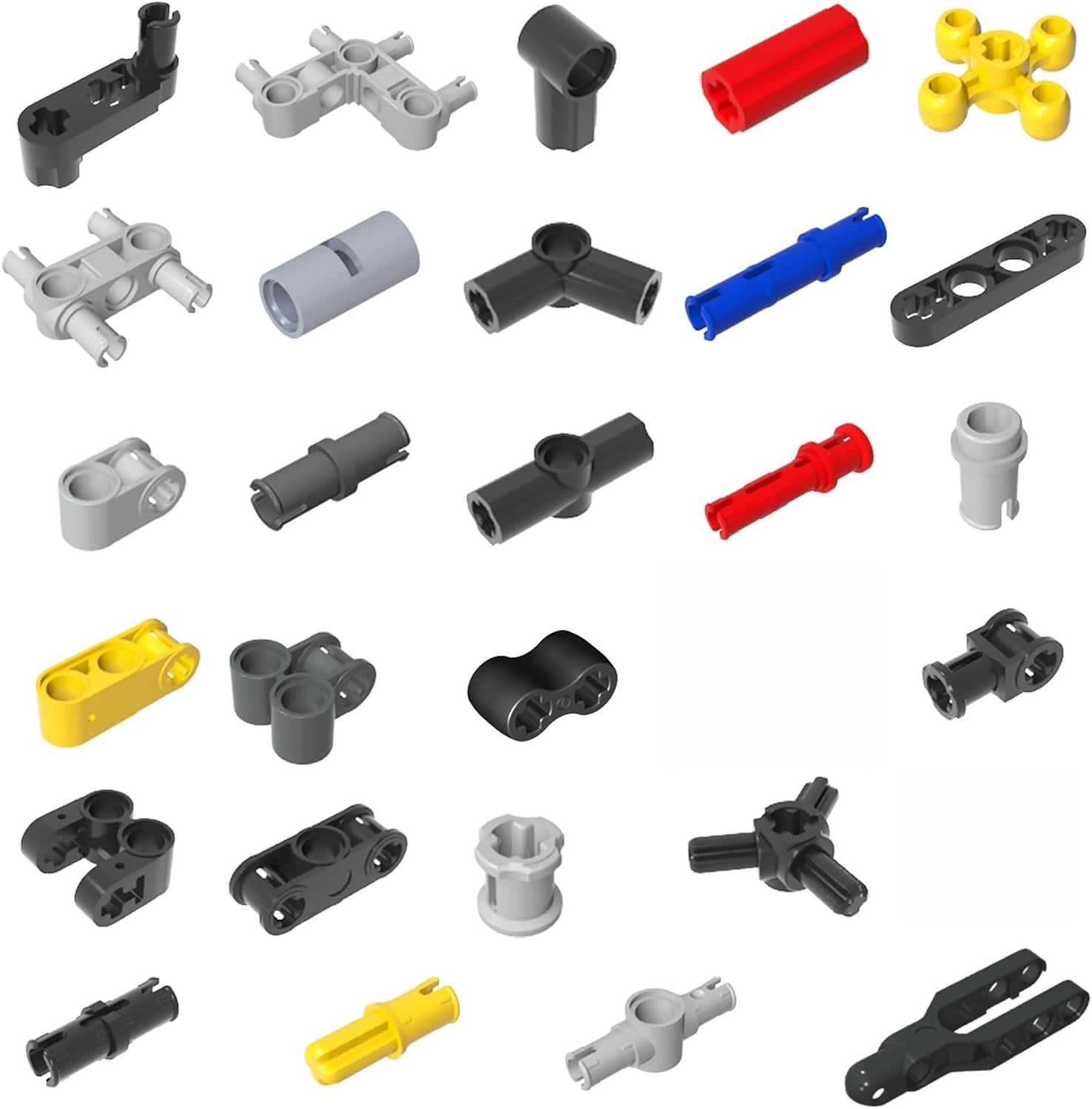 Technic Parts Compatible with Lego Bricks Pegs Joints Peg-Joints Pack ...