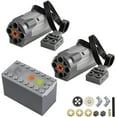 Technic-Parts Powerfunction Kit M-Motor-8883 AAA-Battery-Box-88000 ...