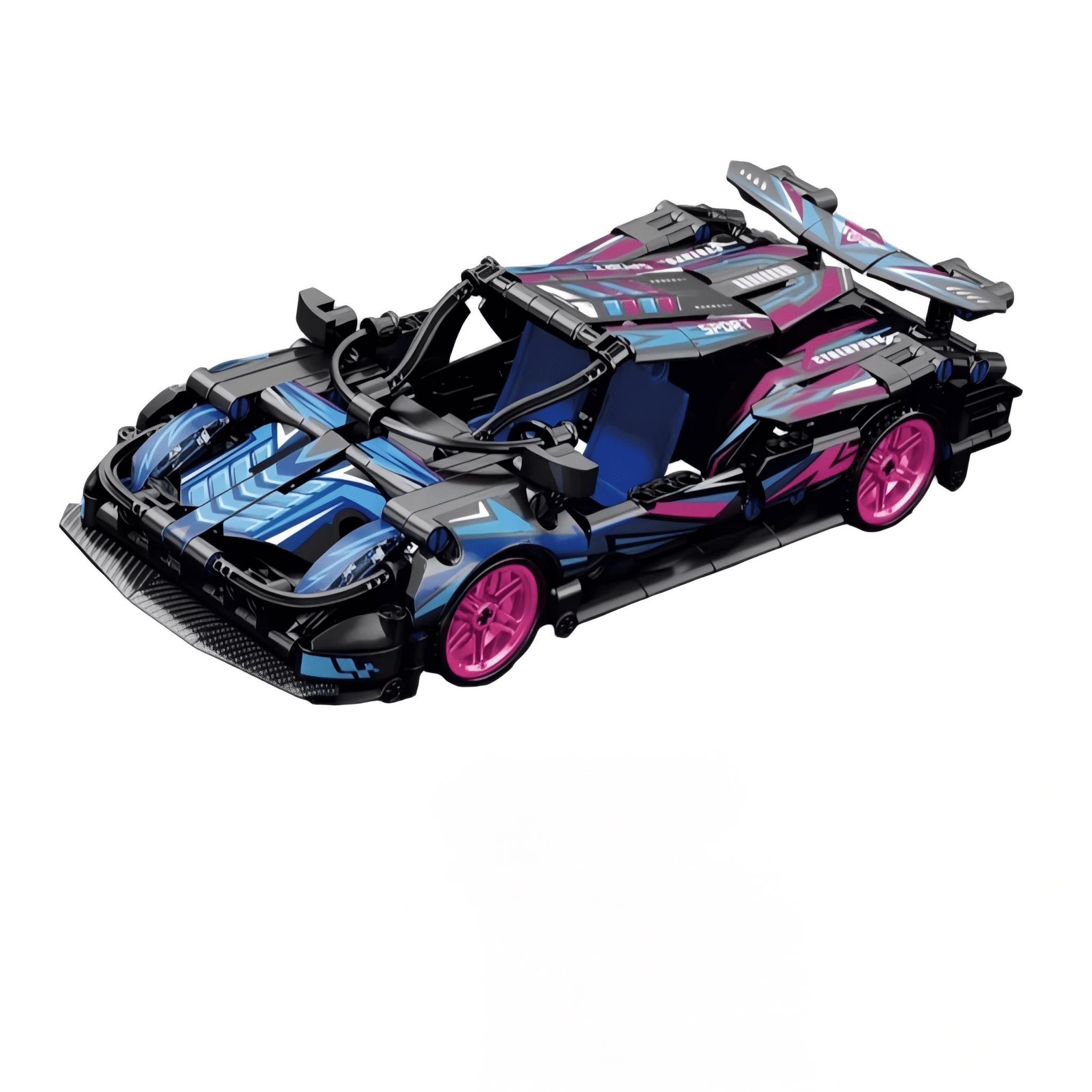 Technic Super Sports car Building Blocks Set, Stylish Race car Bricks ...