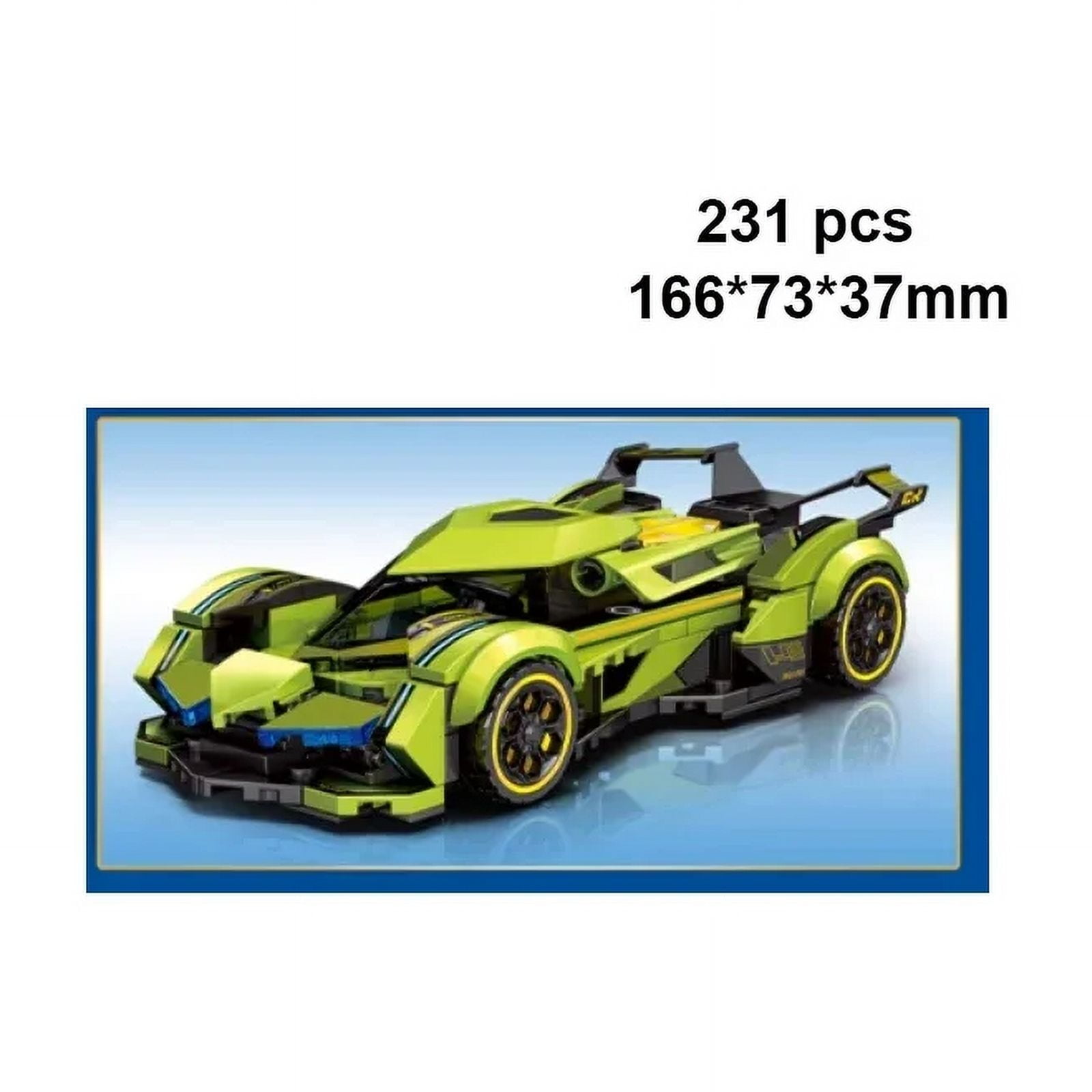 Technical Car City Speed Champion Racing Car Building Blocks Sports Car ...