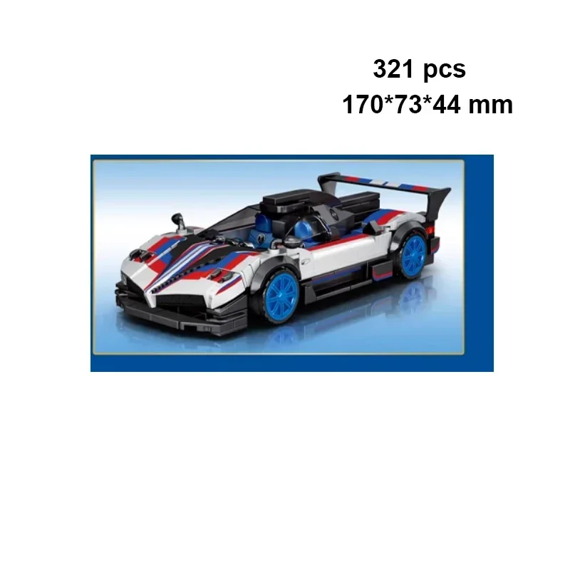 Technical Car City Speed Champion Racing Car Building Blocks Sports Car ...