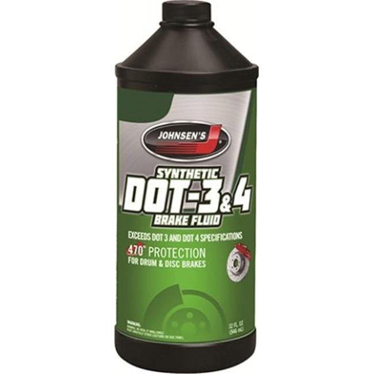 Technical Chemical 5032 32 oz Johnsen Premium DOT-4 Brake Fluid 32 oz ...