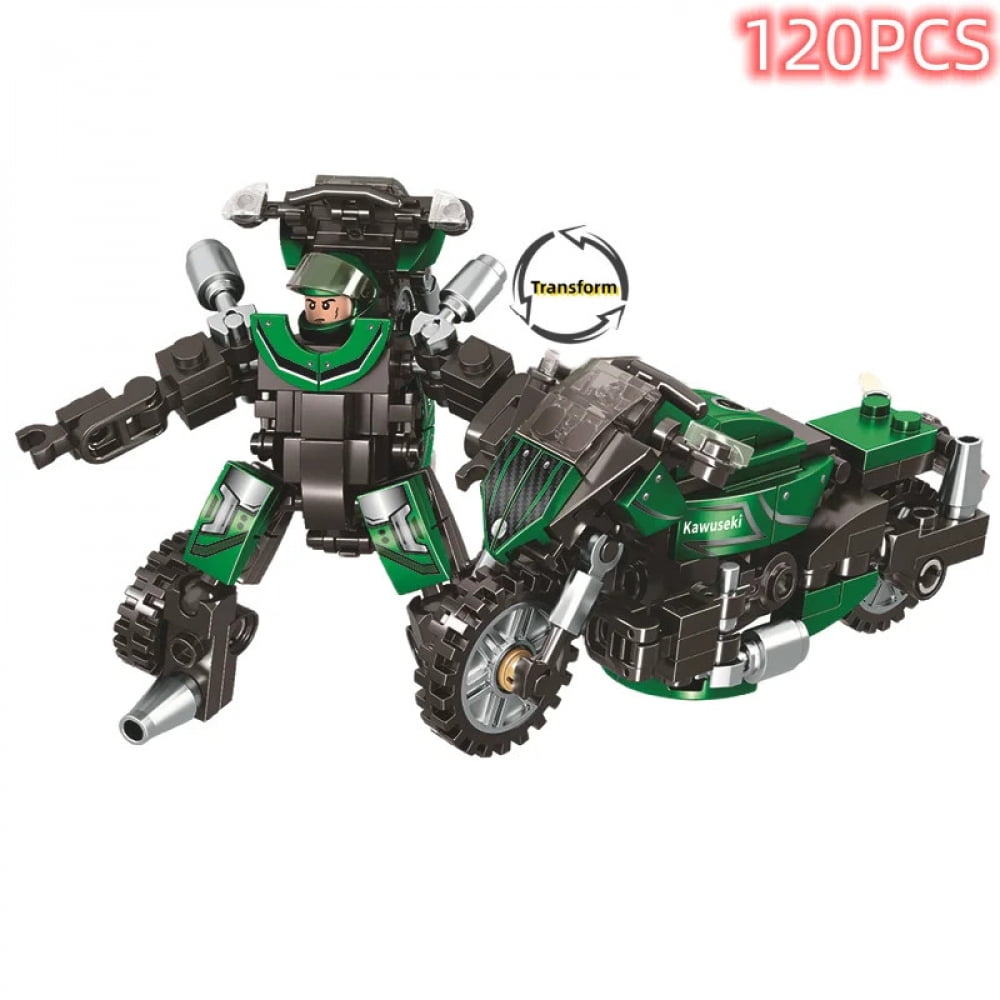 Technical Expert Famous Motorcycle Building Blocks Mini Model Action ...