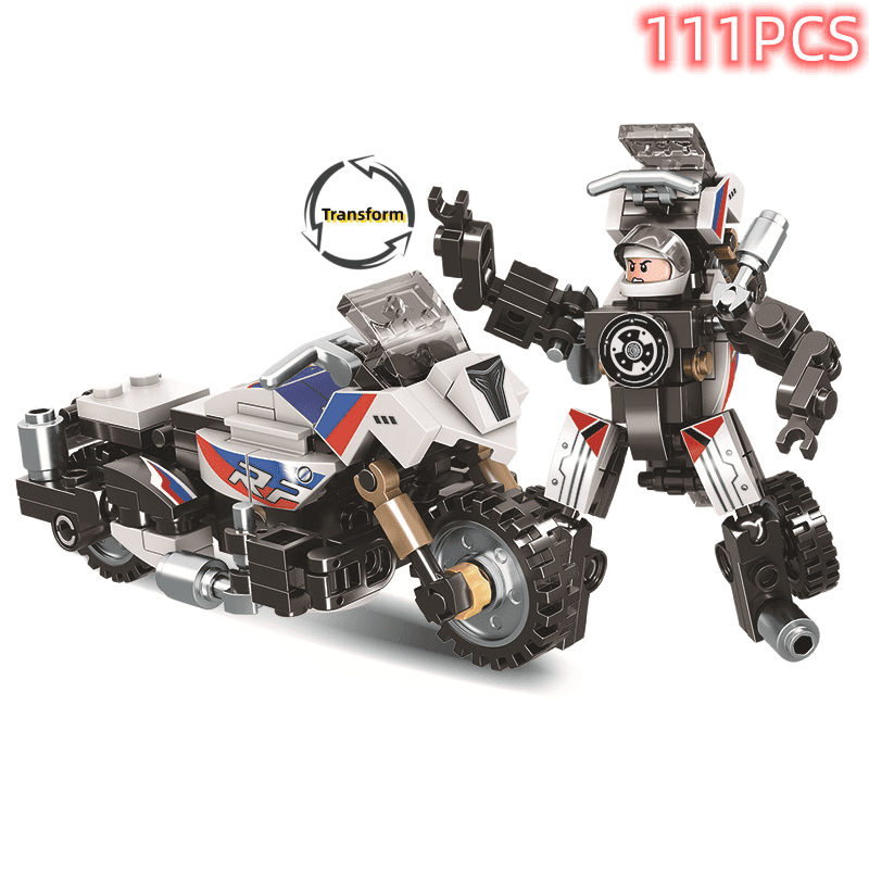 Technical Expert Famous Motorcycle Building Blocks Mini Model Action ...