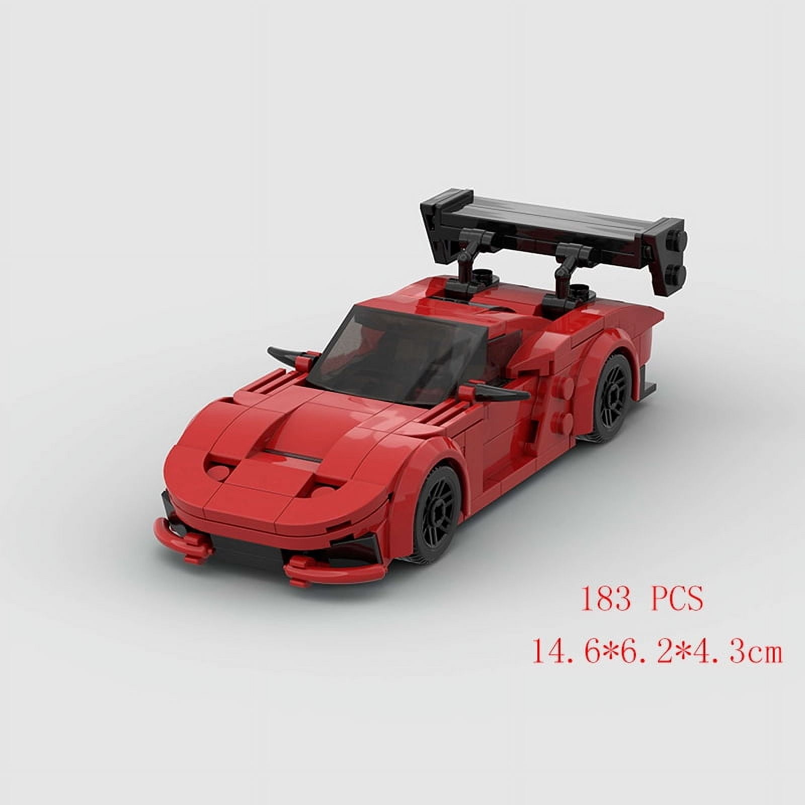 Technical MOC Car Classical Speed Champions Super Race F1 Vehicle Model ...
