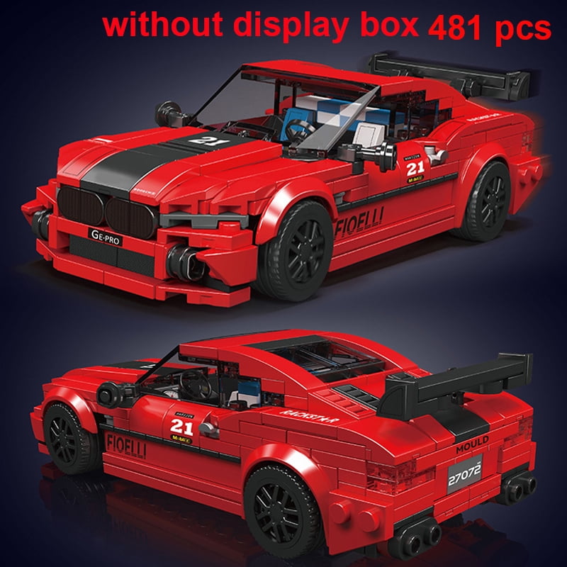 Technical Moc Car City Speed Champion Sports Car Racing Vehicle ...