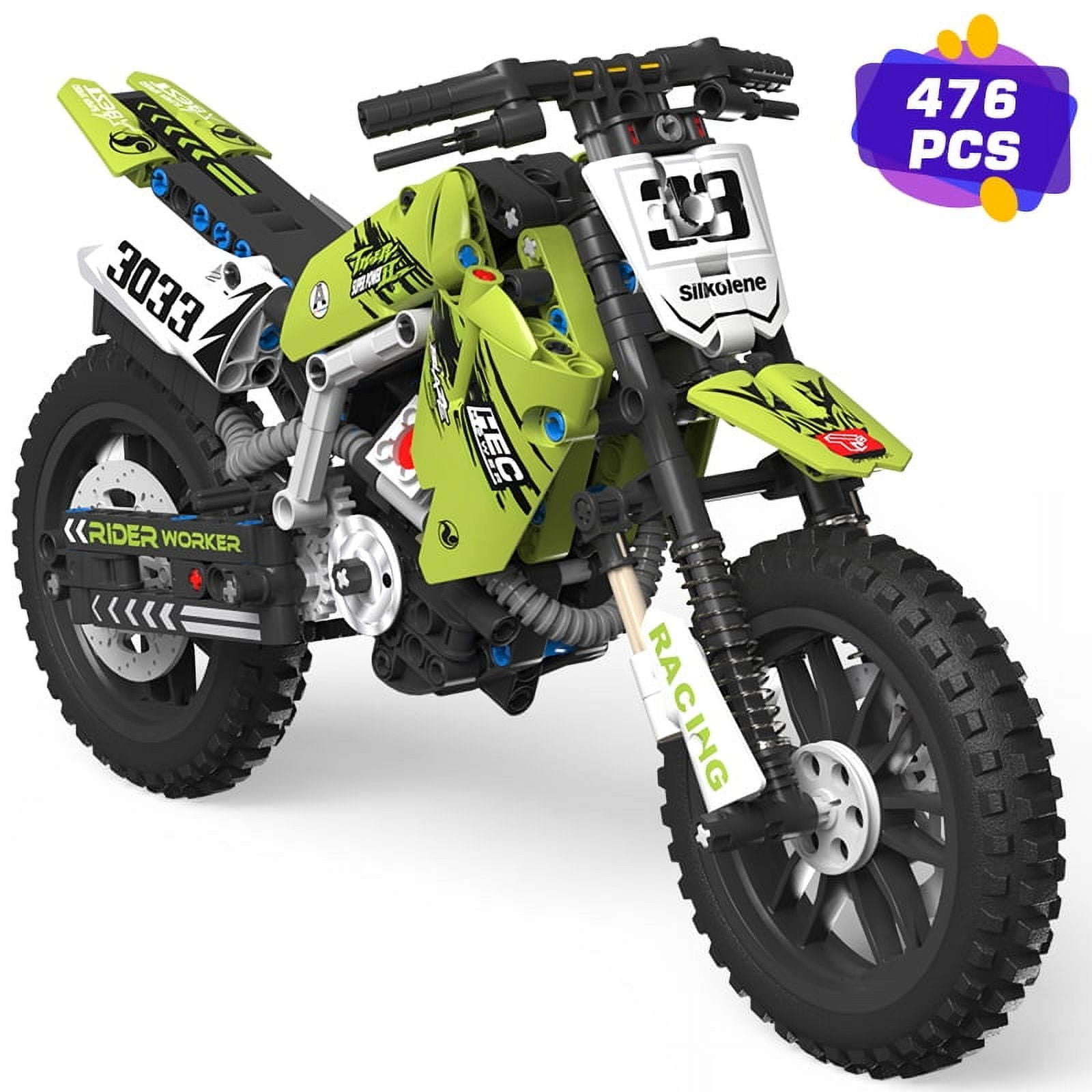 Technical Motorcycle Construction Kits, 1:10 Scale Model, Compatible ...