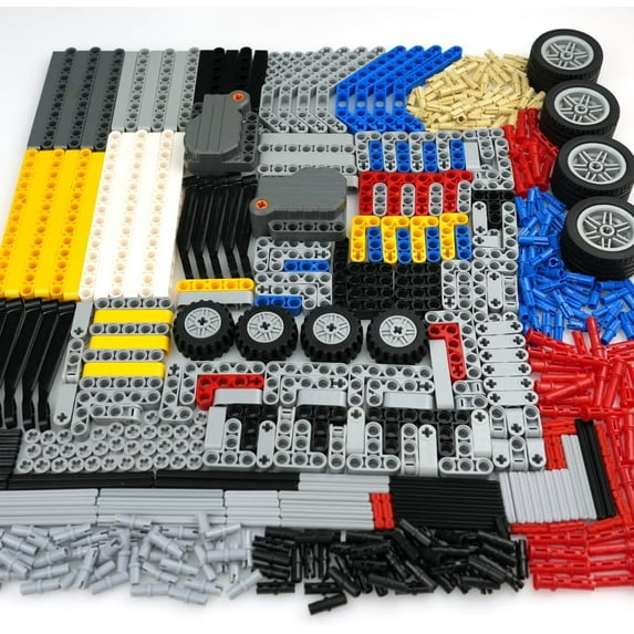 Technical Parts Liftarm Beams Pullback Motor Building Block Set, EV3 ...