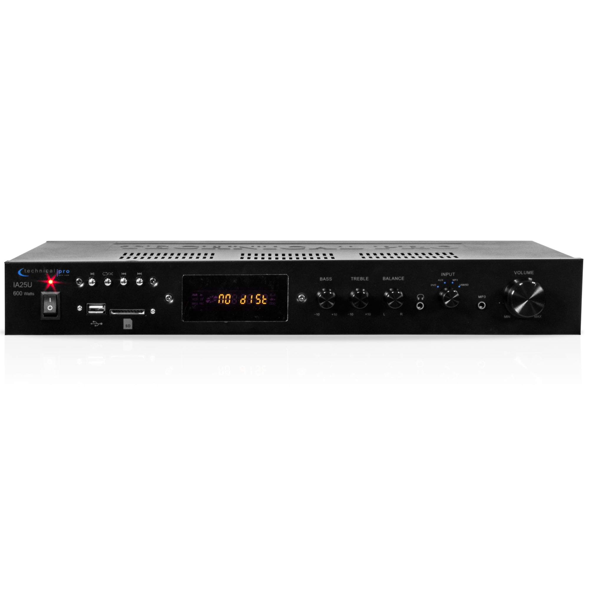 Technical Pro 600 Watts Integrated Amplifier with USB And SD Card ...