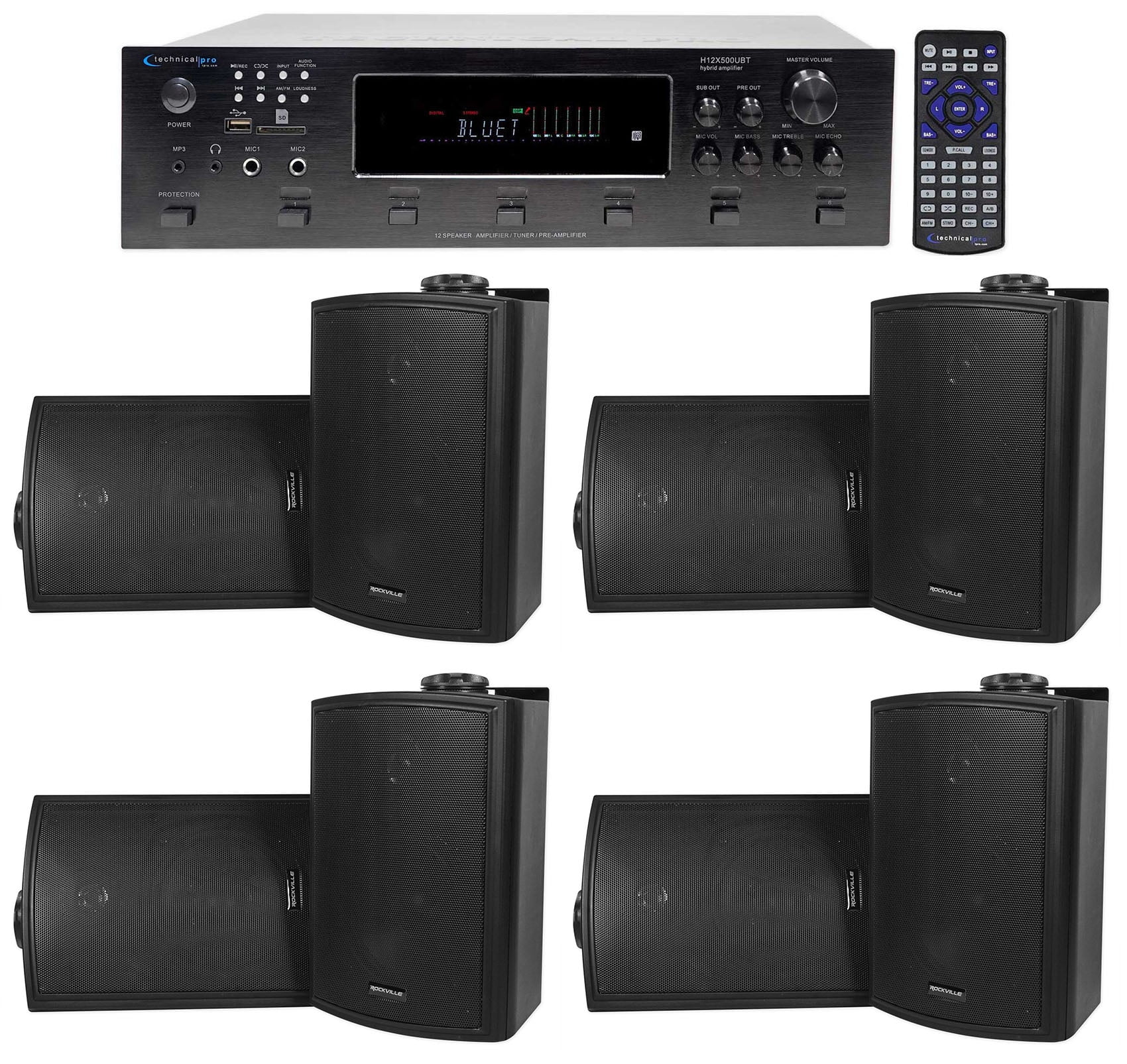 6000 Watt Amplifier Technical Pro 6000 Watts Professional Portable PA ...