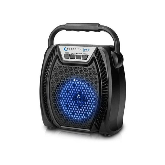 Technical Pro BOOM4 Rechargeable Battery Powered Bluetooth Speaker ...