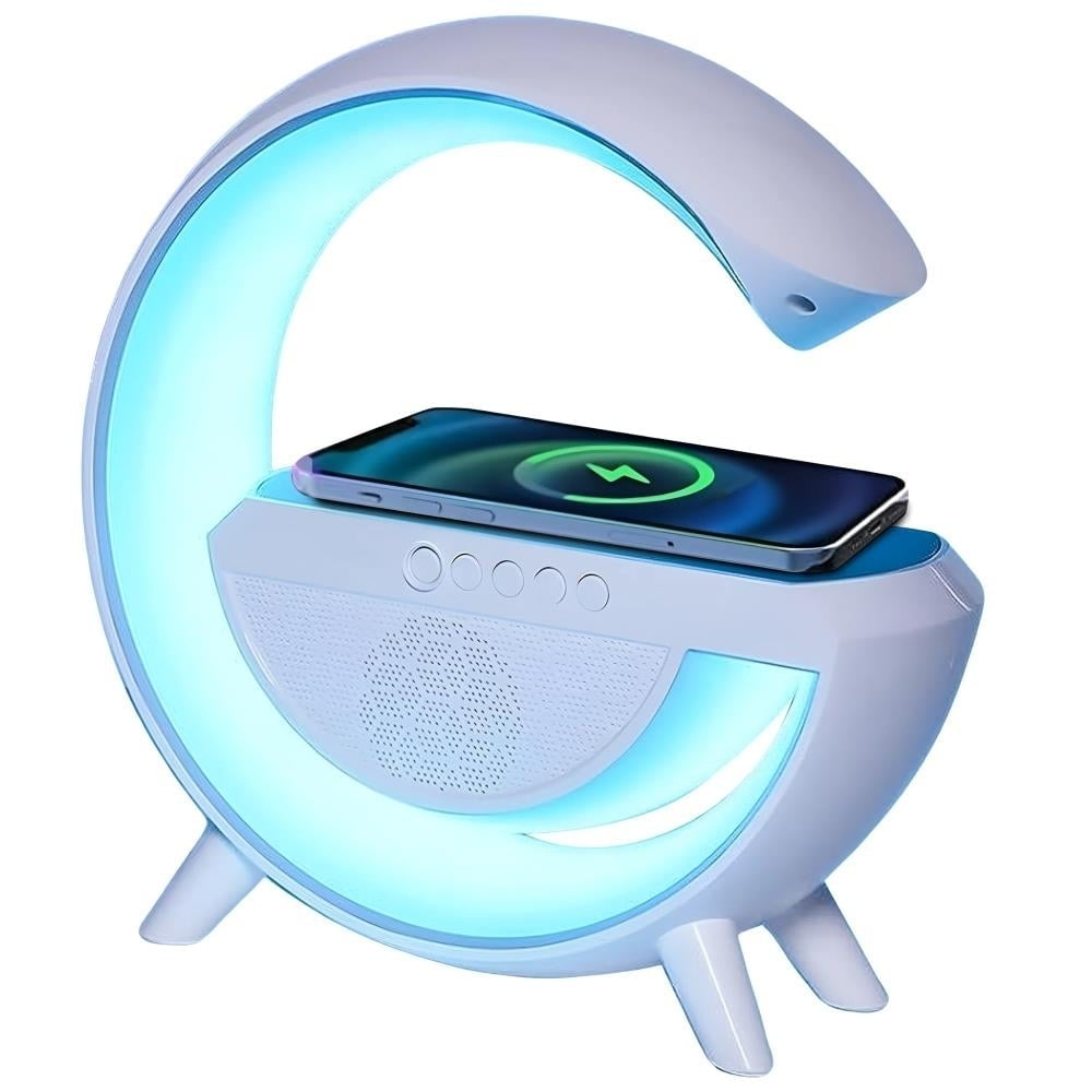 Technical Pro LED Table Lamp with Wireless Charger 3-in-1 Night Light w ...