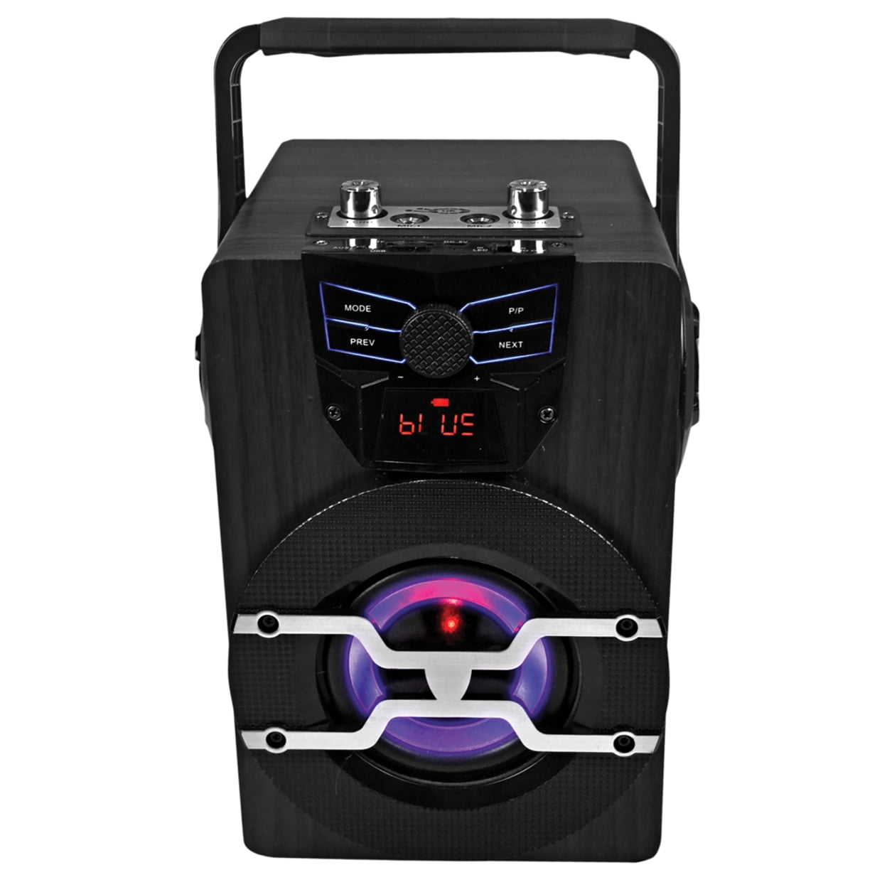 Technical Pro Portable Bluetooth Speaker 420W Grey LED Woofers Remote ...