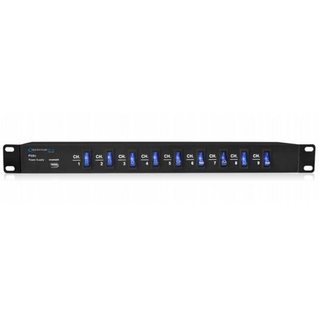 Technical Pro Rack Mount Power Supply with 5V USB Charging Port ...